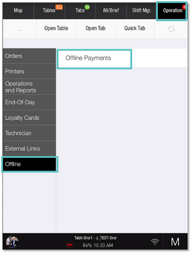 Alternate Payment PAD Flow – Tabit Help Center