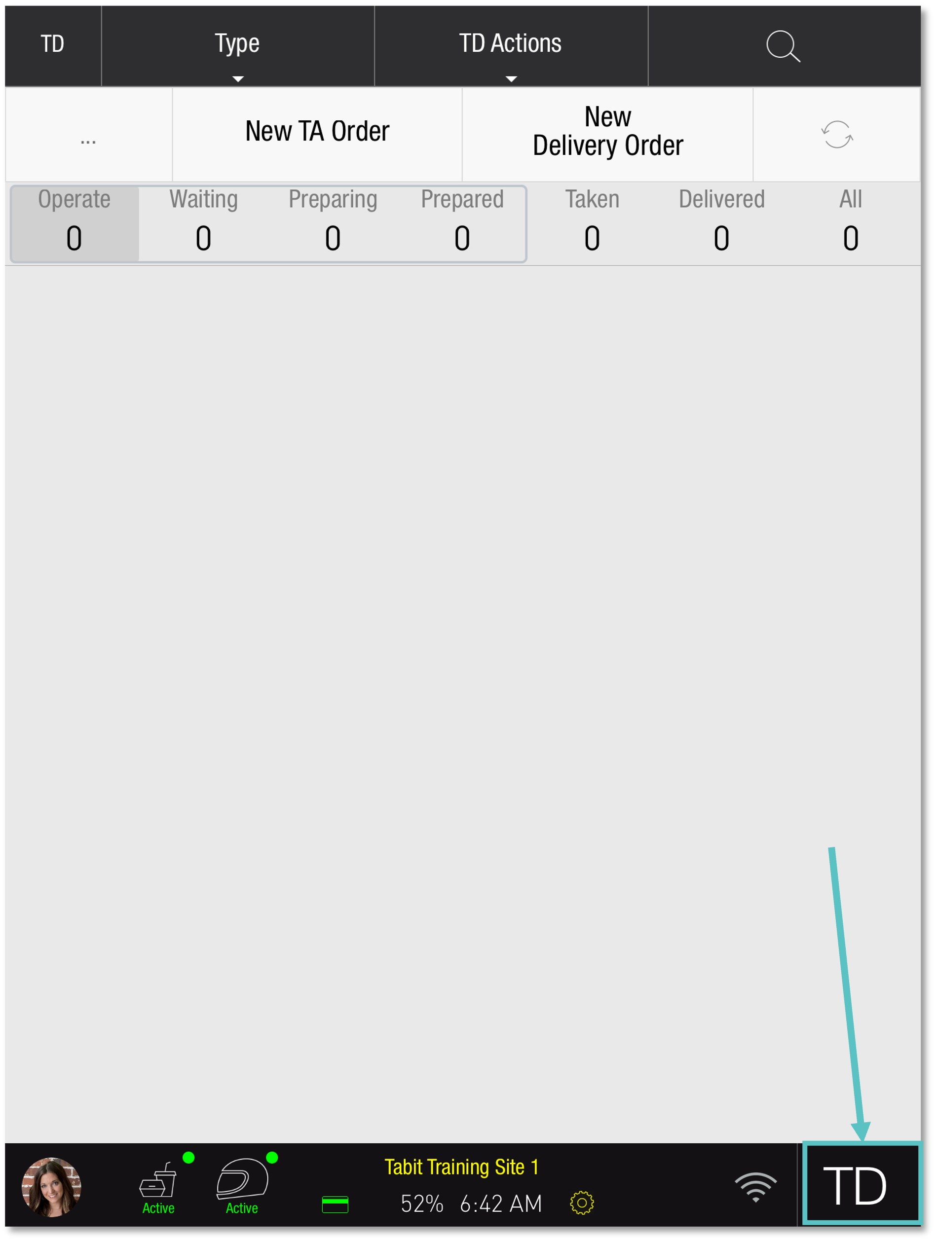 Accessing the TD Profile on the PAD – Tabit Help Center