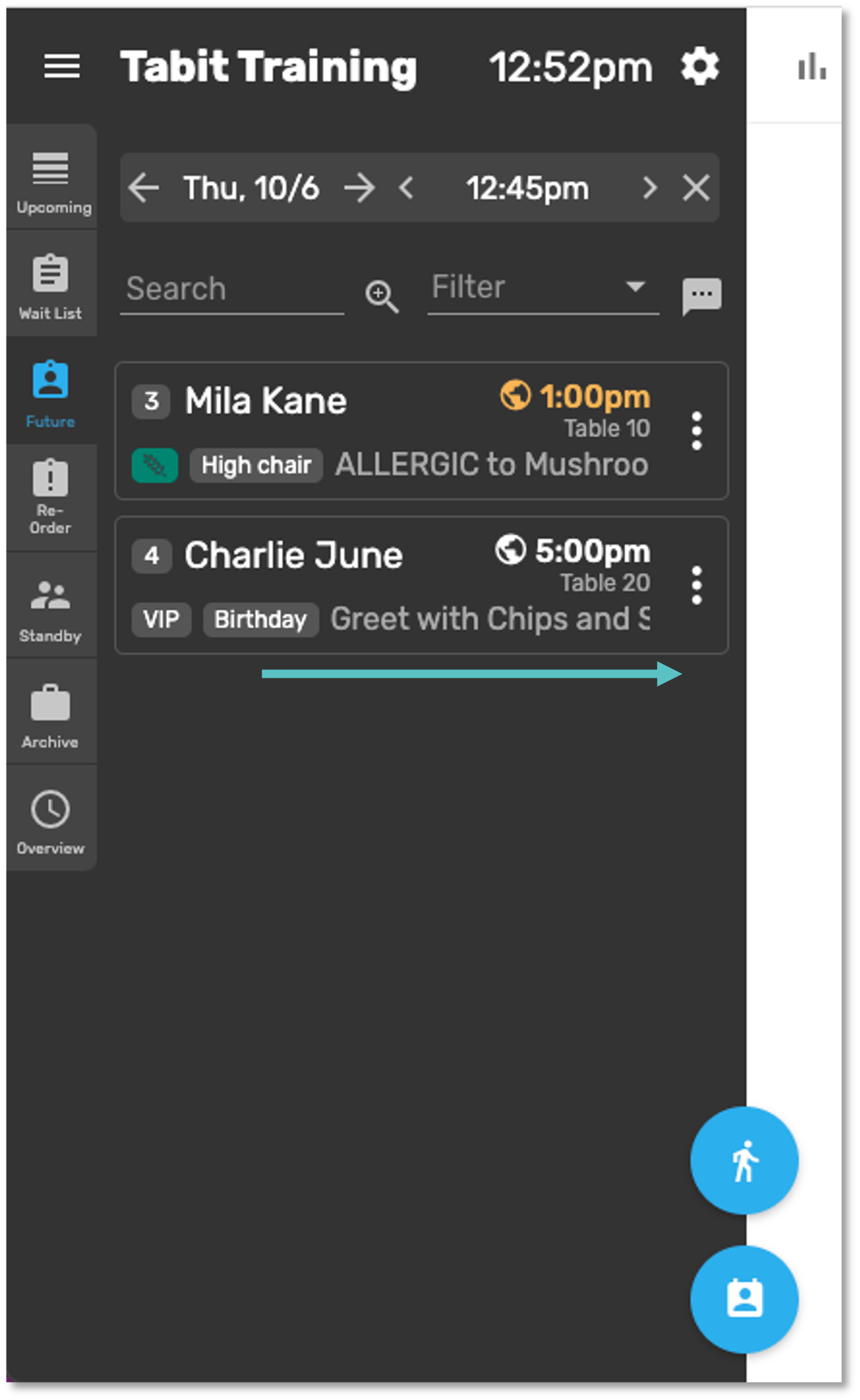 How to Seat a Future Reservation – Tabit Help Center