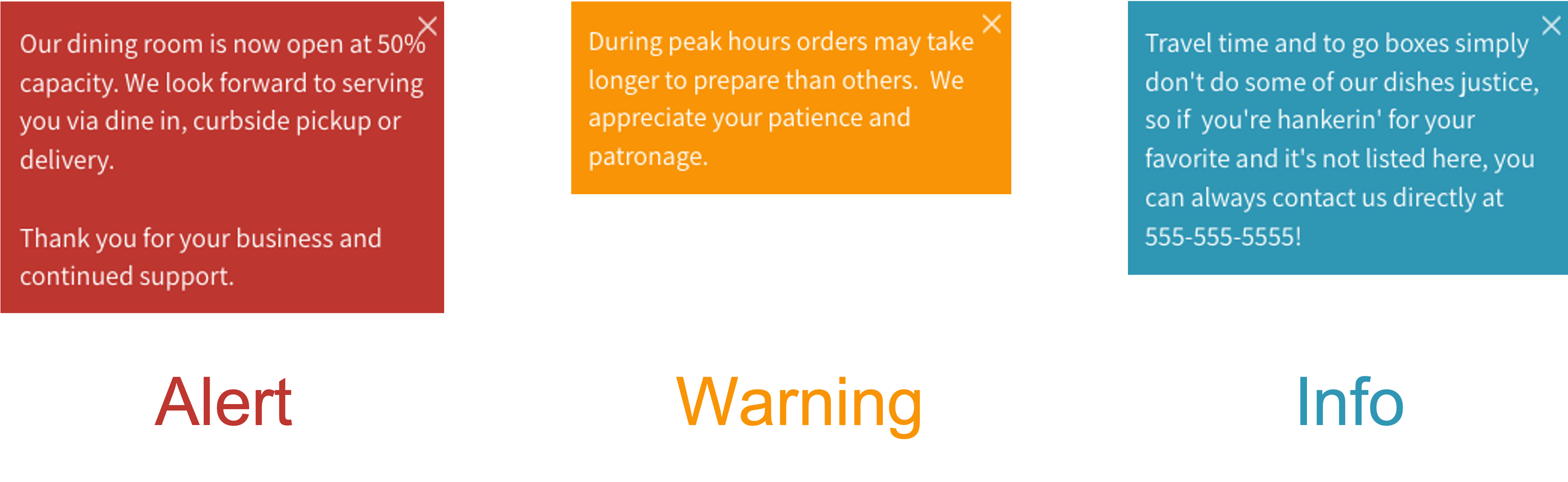Adding a Message in Tabit Order – Tabit Help Center