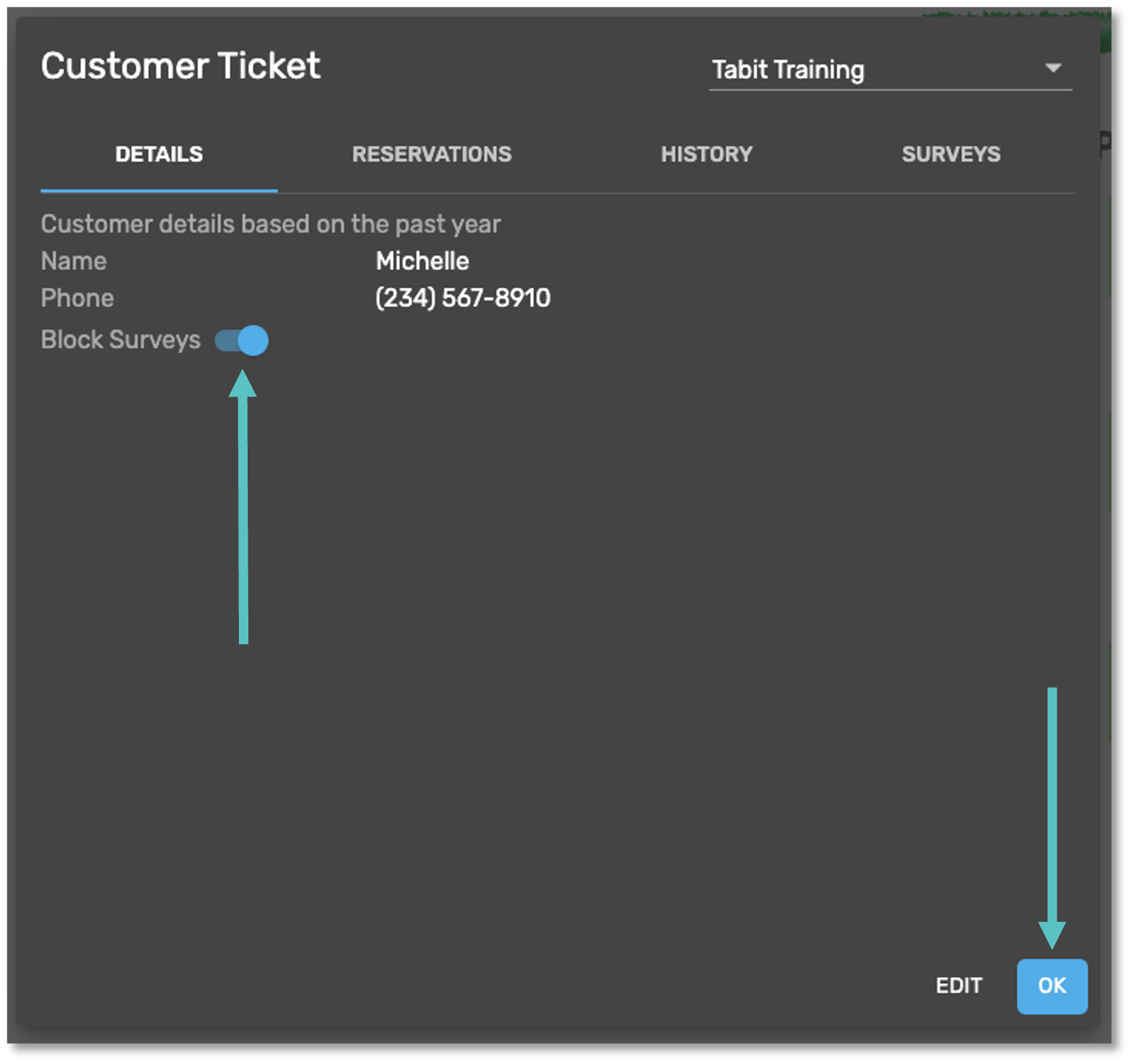 How to Turn off Surveys for a Specific Guest – Tabit Help Center