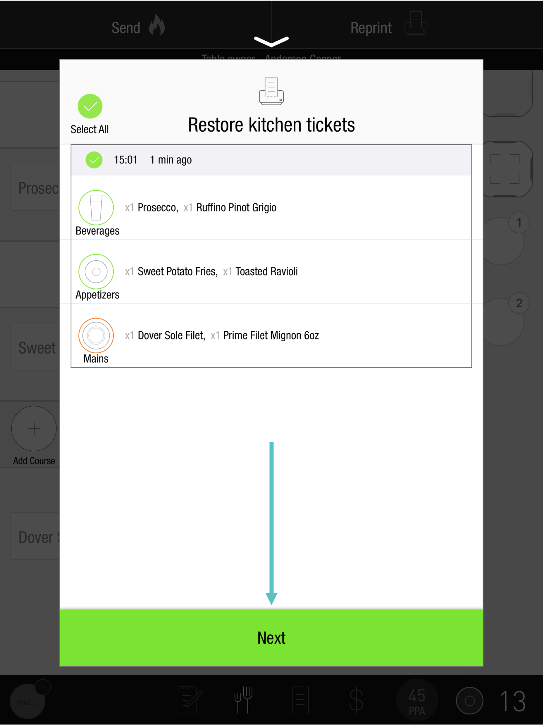How to Reprint a Kitchen Ticket – Tabit Help Center