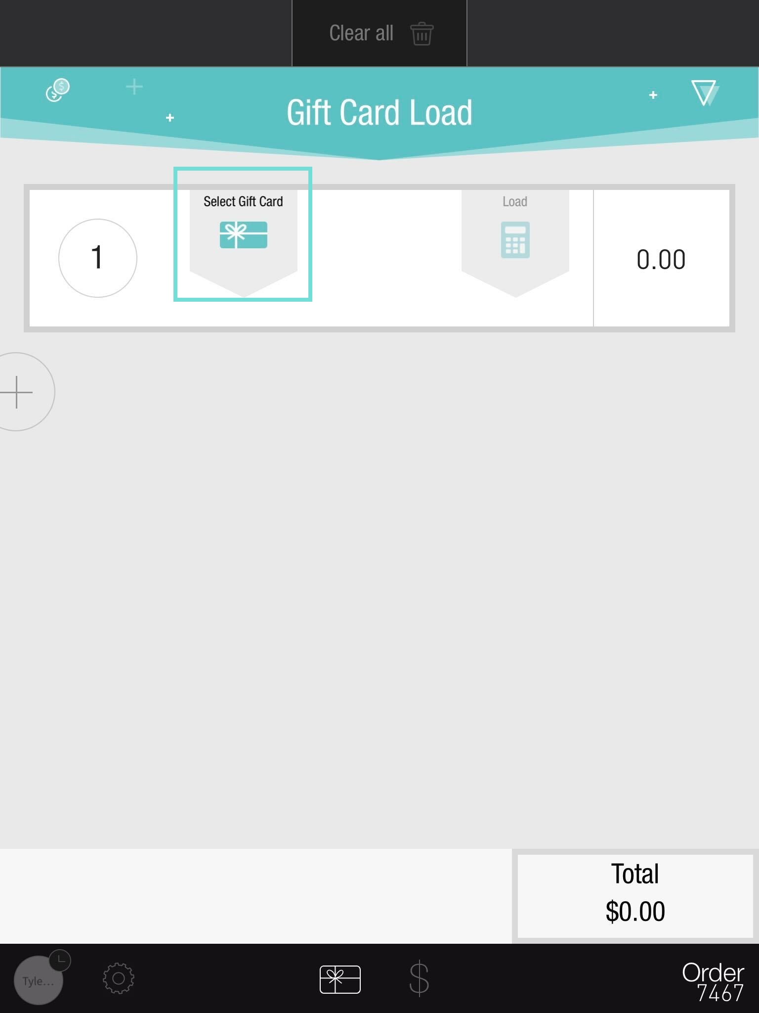 Loading Gift Cards from the PAD – Tabit Help Center
