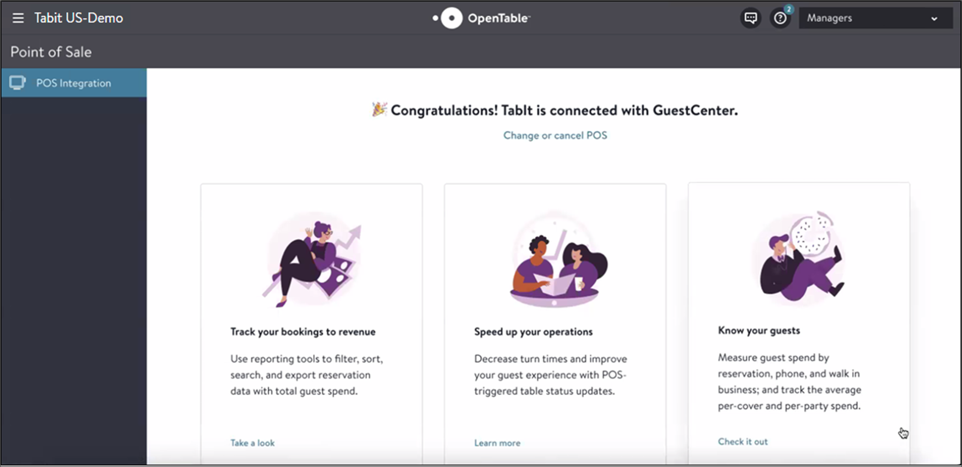 OpenTable Integration - Onboarding – Tabit Help Center