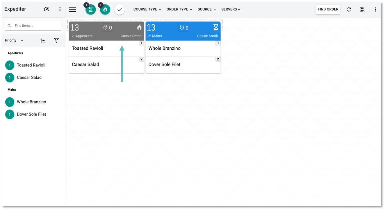 How to Mark or Unmark an Item or Ticket as Served – Tabit Help Center