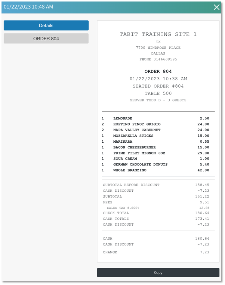 How to Search for an Order in Tabit Office – Tabit Help Center