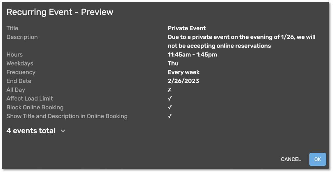 Adding and Deleting a Message in Tabit Guest – Tabit Help Center